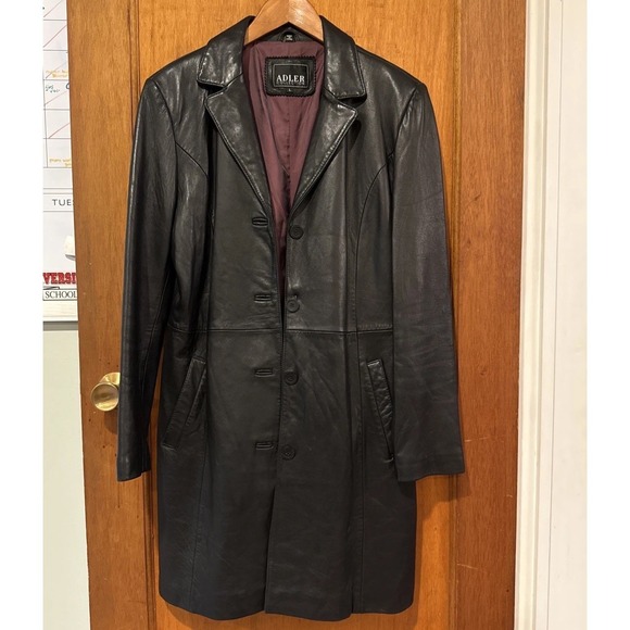 Adler Collection | Jackets & Coats | Vtg Adler Collection Black ...